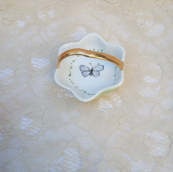 Handmade | Accents | Vintage 995 Miniature Porcelain Basket With ...